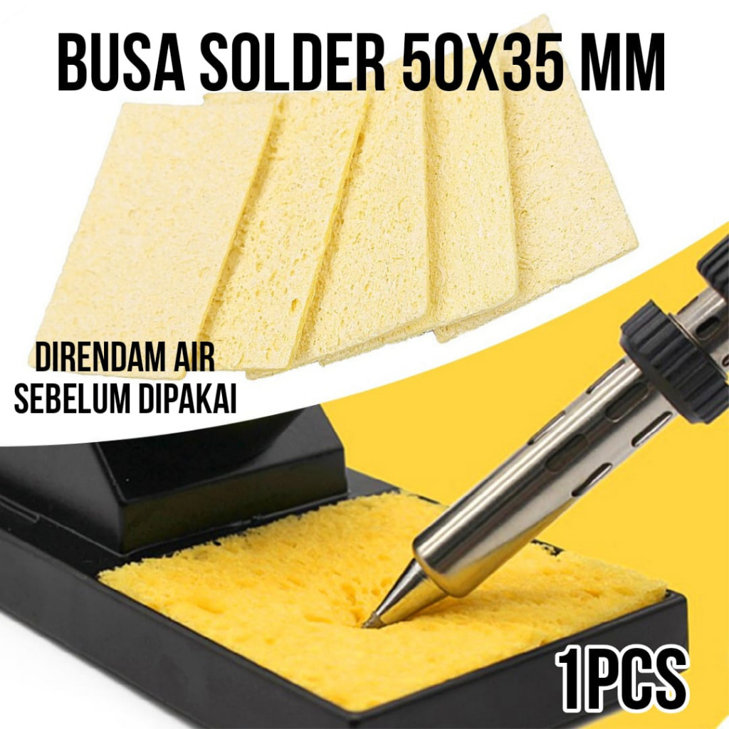 Jual Spons Busa Cleaner Pembersih Kotoran Timah Mata Solder Sponge ...