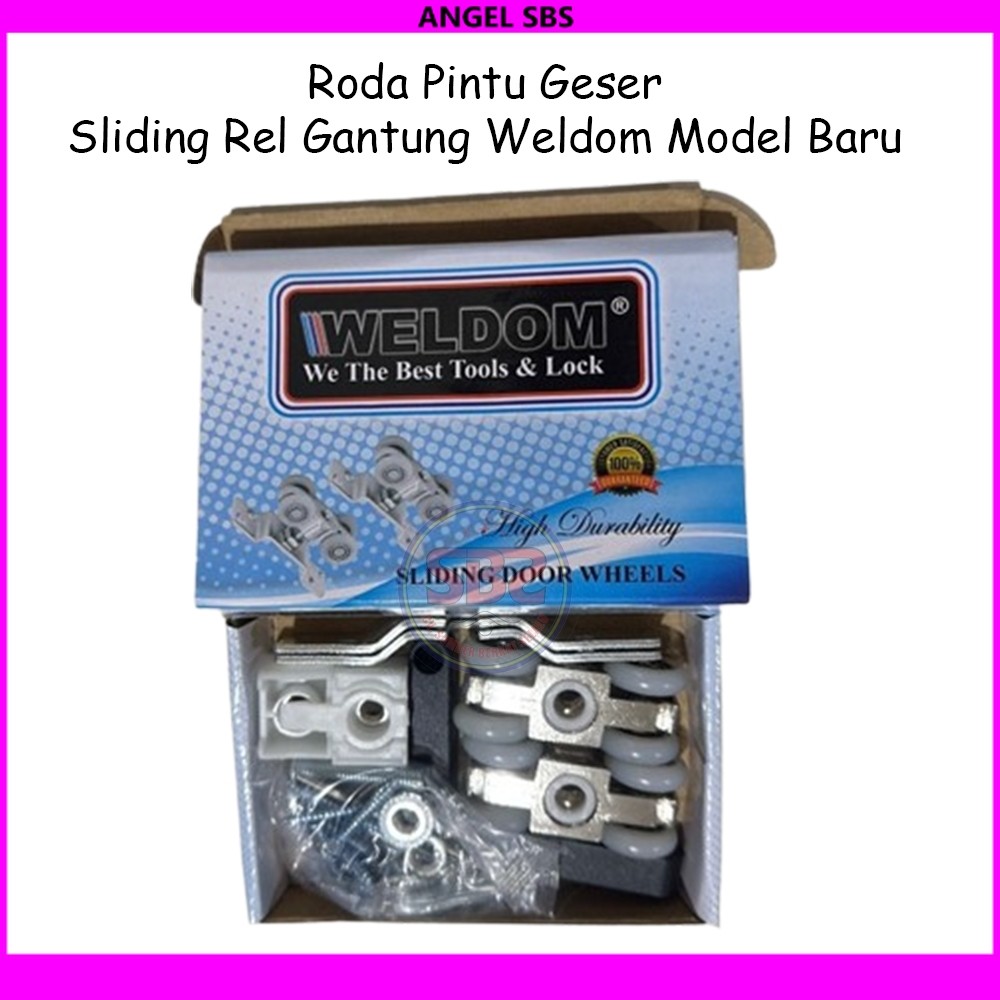 Jual WELDOM Roda Pintu Sliding MODEL BARU - Roda Pintu Geser Roda Pintu ...