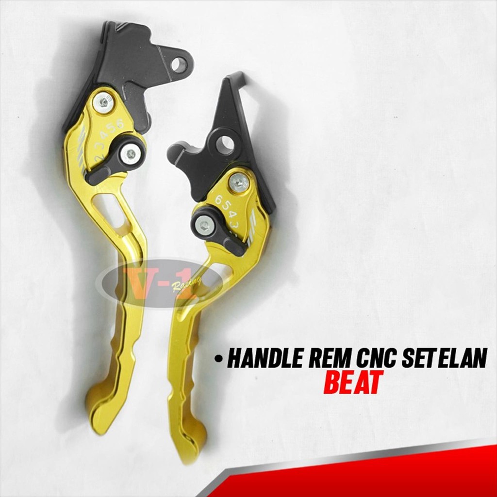 Jual V-1 Racing Handle Rem Setelan CNC model sirip untuk Beat/Vario ...