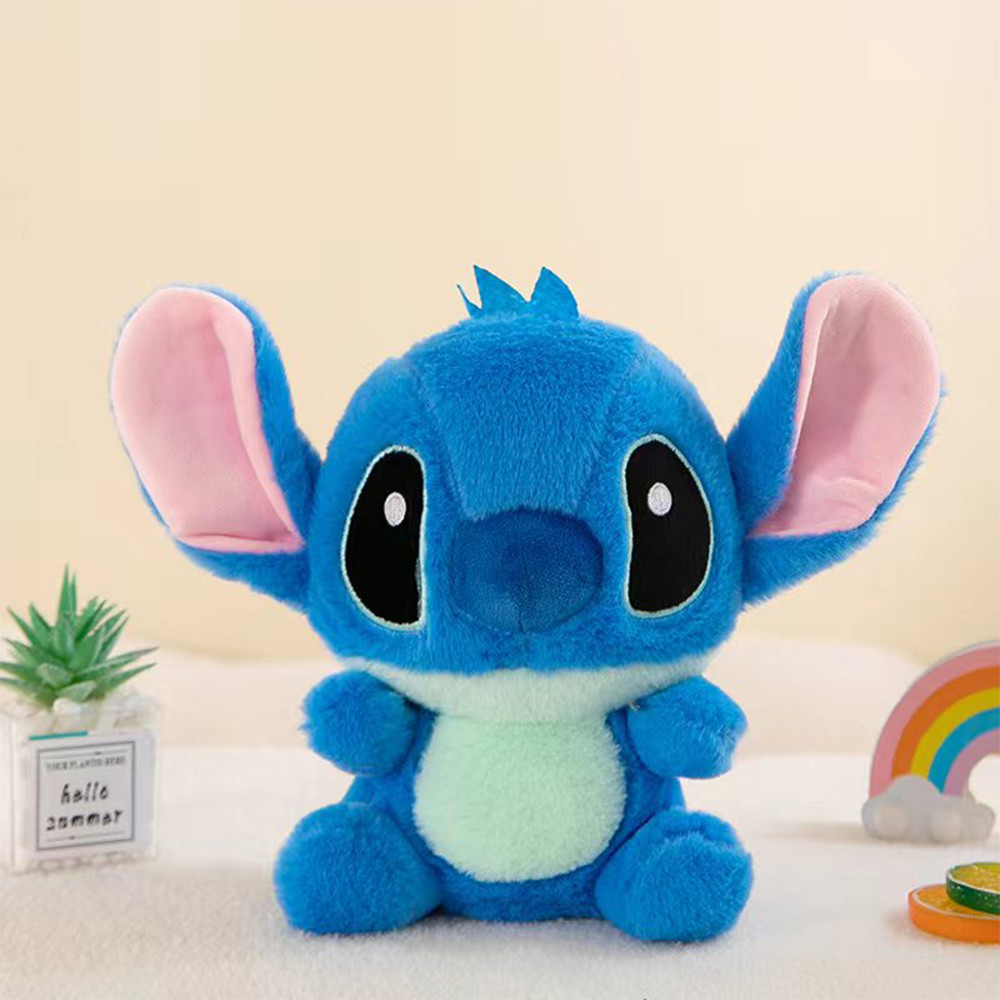 Jual 25CM Kawaii Disney Lilo & Stitch Plush Toys Kawaii Soft Blue ...