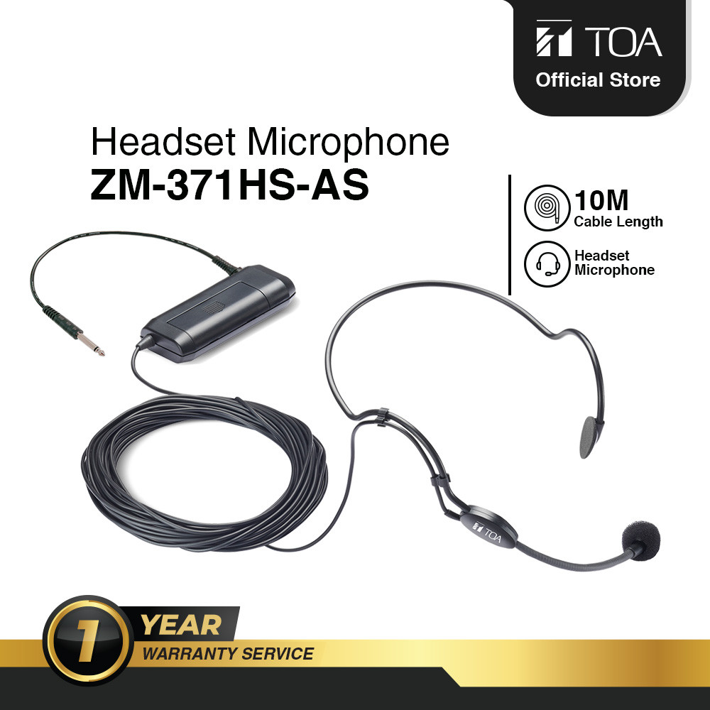 Jual TOA ZM-371HS-AS Headset Microphone | Shopee Indonesia