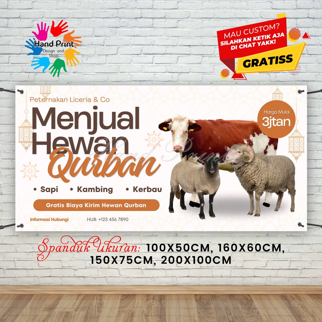 Jual Cetak Spanduk Banner Idul Adha Putih Dan Sapi Coklat MMT Spanduk ... Jual Cetak Spanduk Banner Idul Adha Putih Dan Sapi Coklat MMT Spanduk ...
