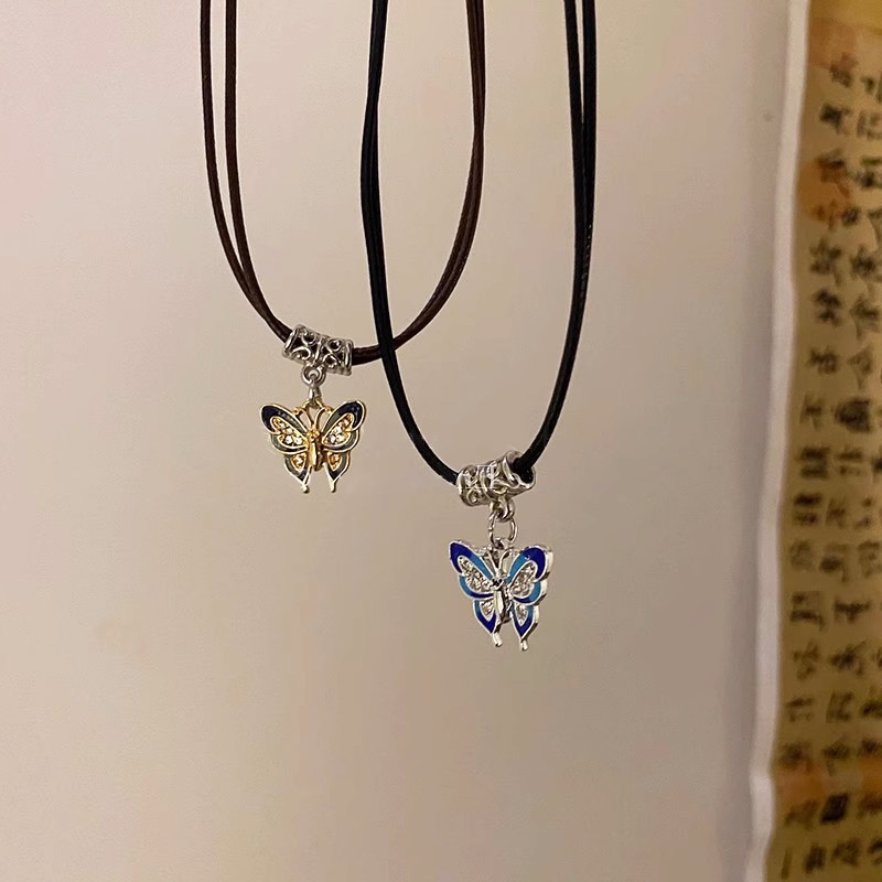 Jual [COD] Kalung Kupu-kupu Bulan Gaya Rantai Retro Wanita Gaya Fashion ...