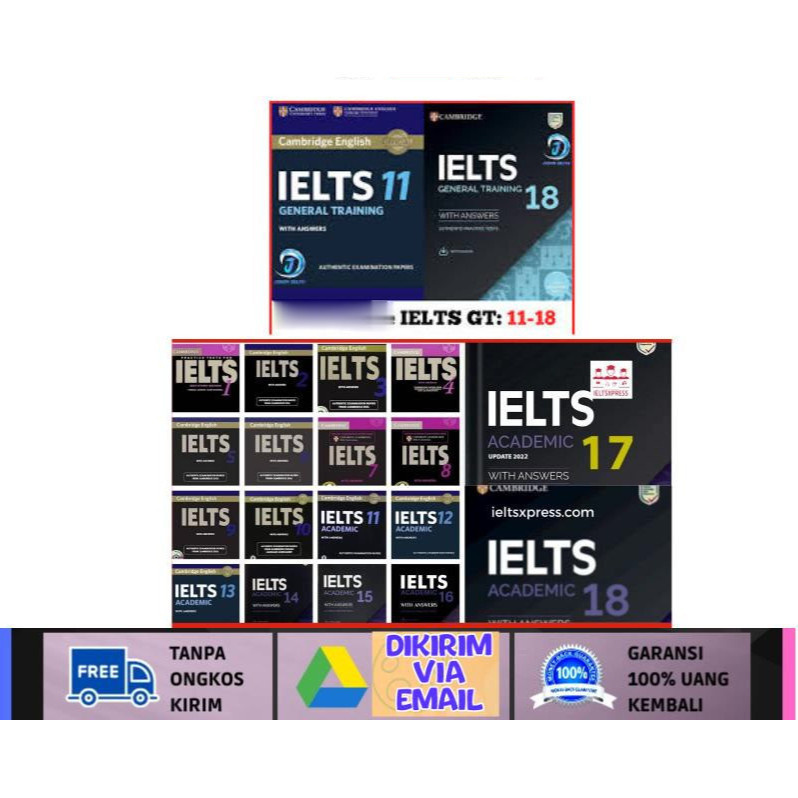 Jual IELTS Academic & GT With Answer + Audio | Shopee Indonesia