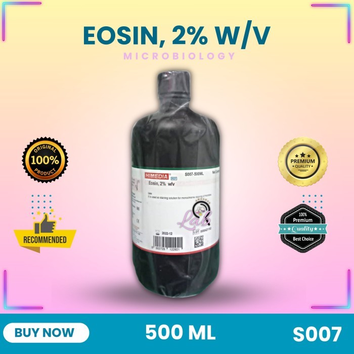 Jual Eosin, 2% w/v, 500 ml - PCHEM | Shopee Indonesia