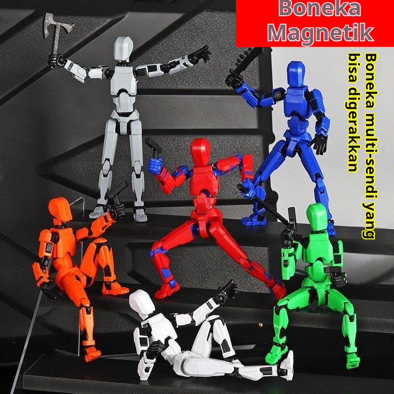 Jual Boneka Magnetik /Mainan Robot Toys Perakitan Robot Dekompresi ...