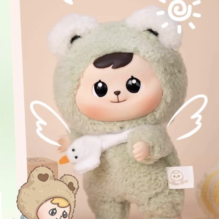 Jual Bao AO Cuddle Frog Fuzzy Cute Vinyl Plush Plushie Keychain Bag ...