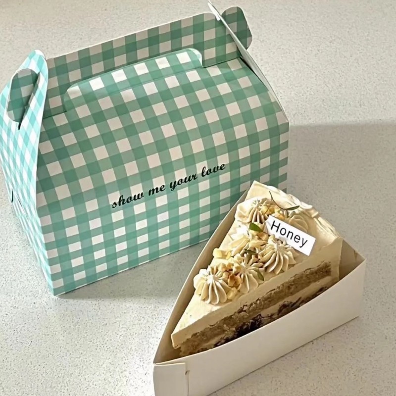 Jual 10pcs Box Kue Gable Box Dus Kue Kotak Hamper Snack Roti Gable Box ...