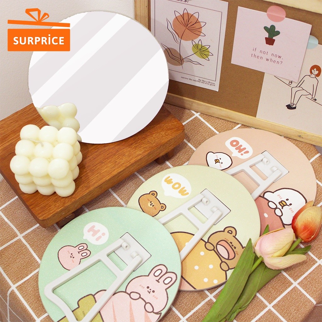 Jual Surprice Cermin Meja Bulat / Standing Mirror / Cermin Bulat ...