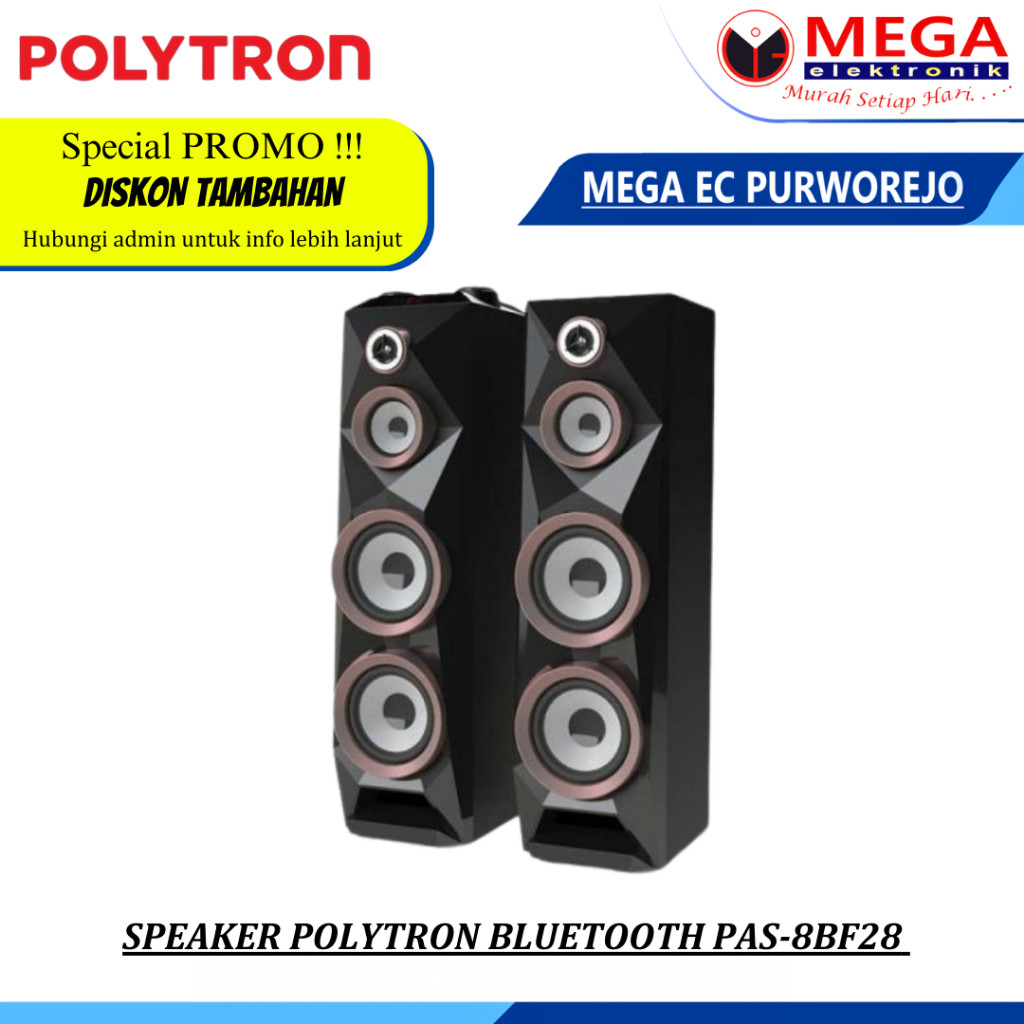 Jual SPEAKER POLYTRON BLUETOOTH PAS-8BF28 | Shopee Indonesia