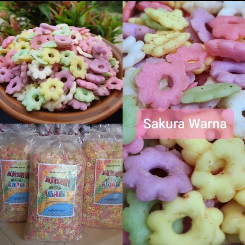 Jual Snack jajanan Sakura Riri repack kemasan 250gr | Shopee Indonesia