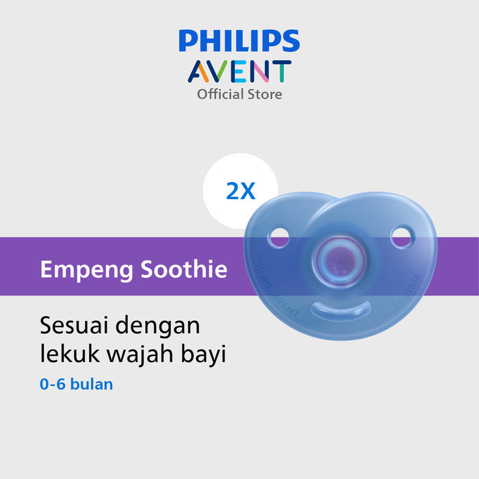 Jual Philips Avent Soother Heart Soothie Blue 0-6M SCF099/21 | Shopee ...