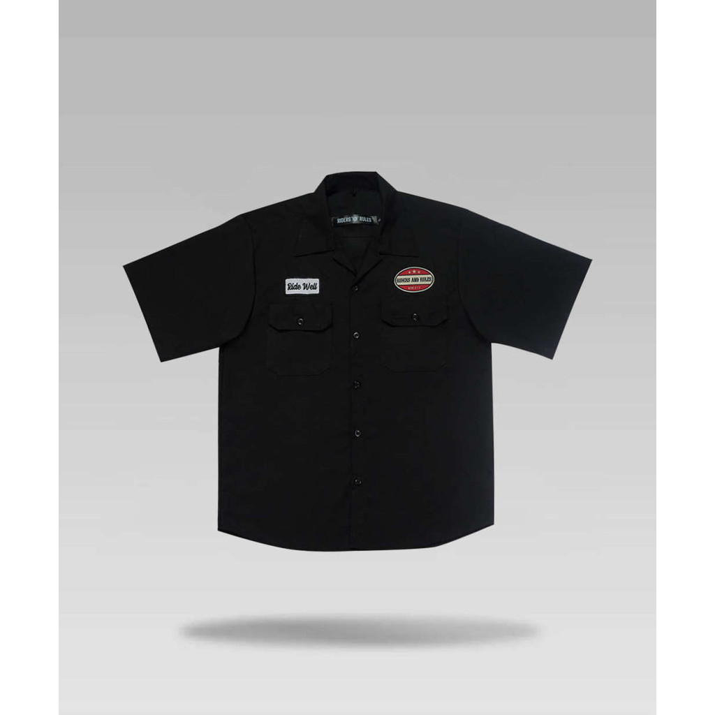 Jual Riders and Rules - RR Signature Workshirt Kemeja Engineer | Shopee ...