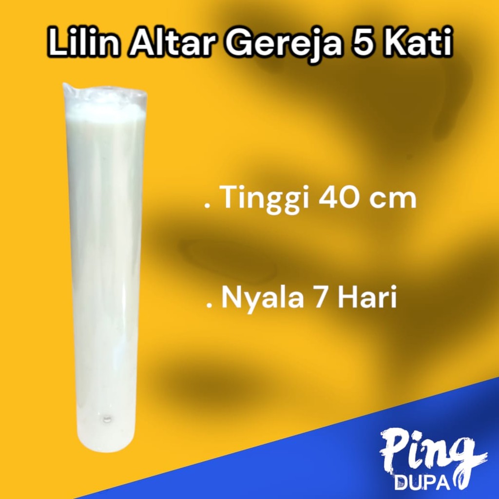 Jual Lilin ALtar Gereja Putih Nyala 7 Hari | Shopee Indonesia
