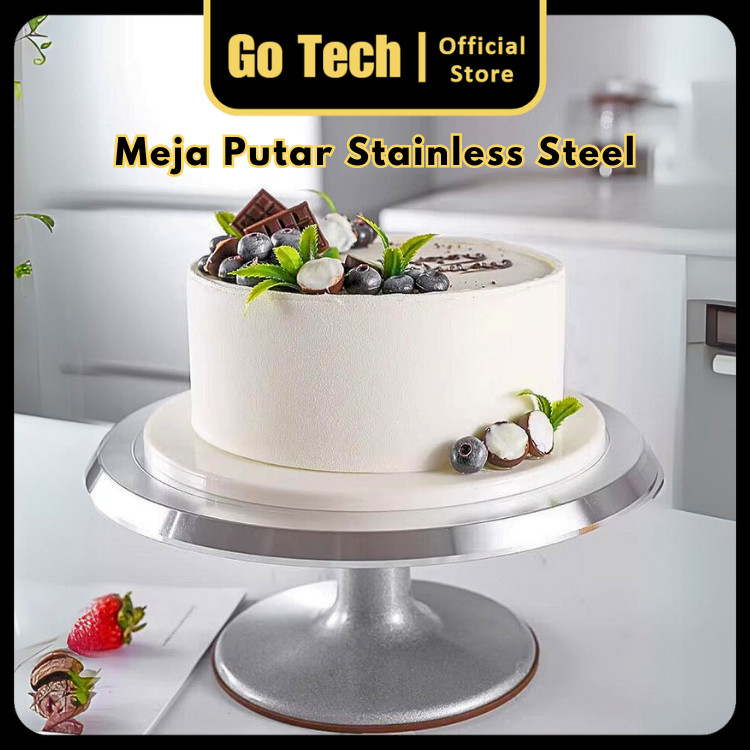 Jual Go Tech - Meja Putar 12inch Stainless Steel Lazy Susan Premium ...