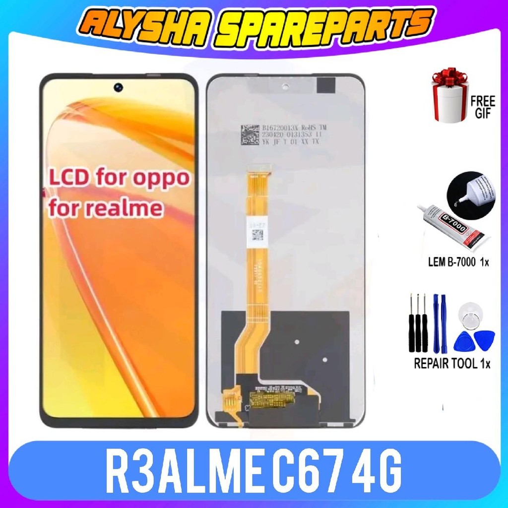 Jual LCD COMPATIBLE REALME C67 4G FULSET ORIGINAL | Shopee Indonesia