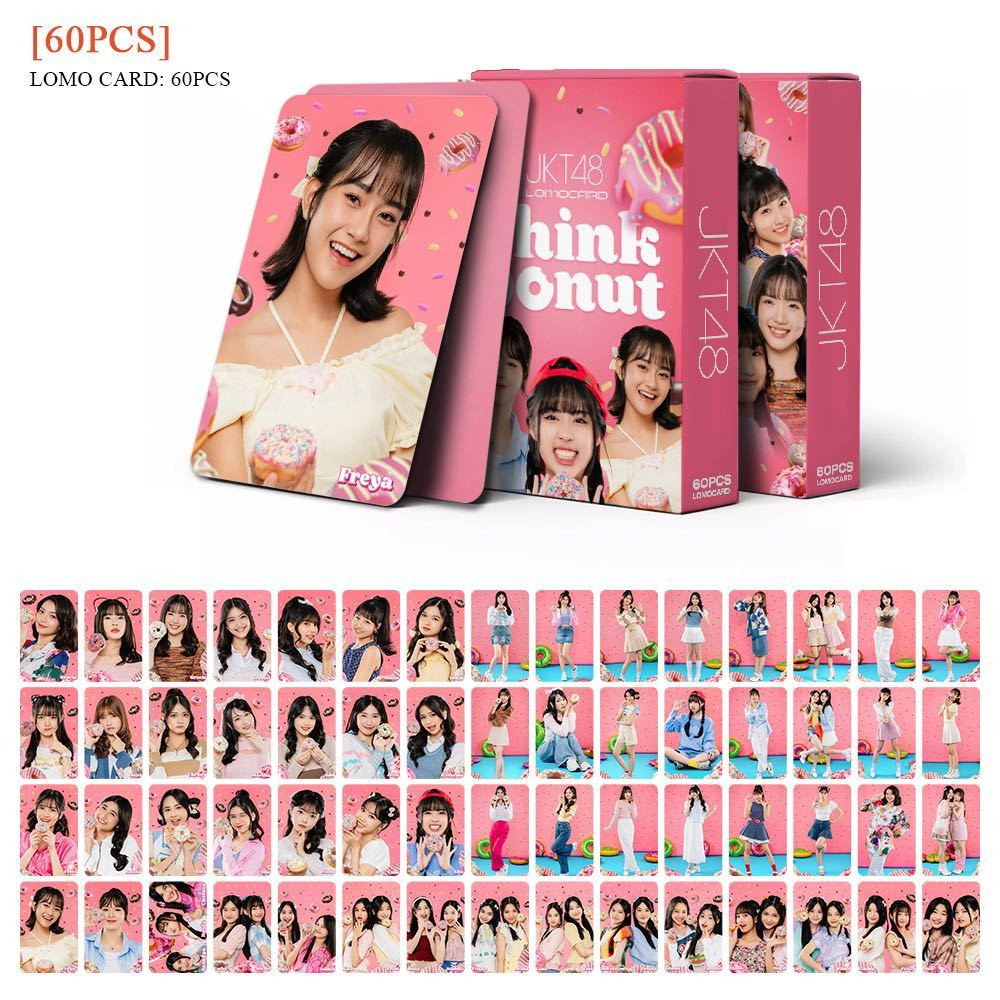 Jual COLLECT NOW!! [50pcs] PACK PHOTOCARD JKT48 THINK DONUT ALBUM LOMO CARD PHOTO CARD KPOP ...