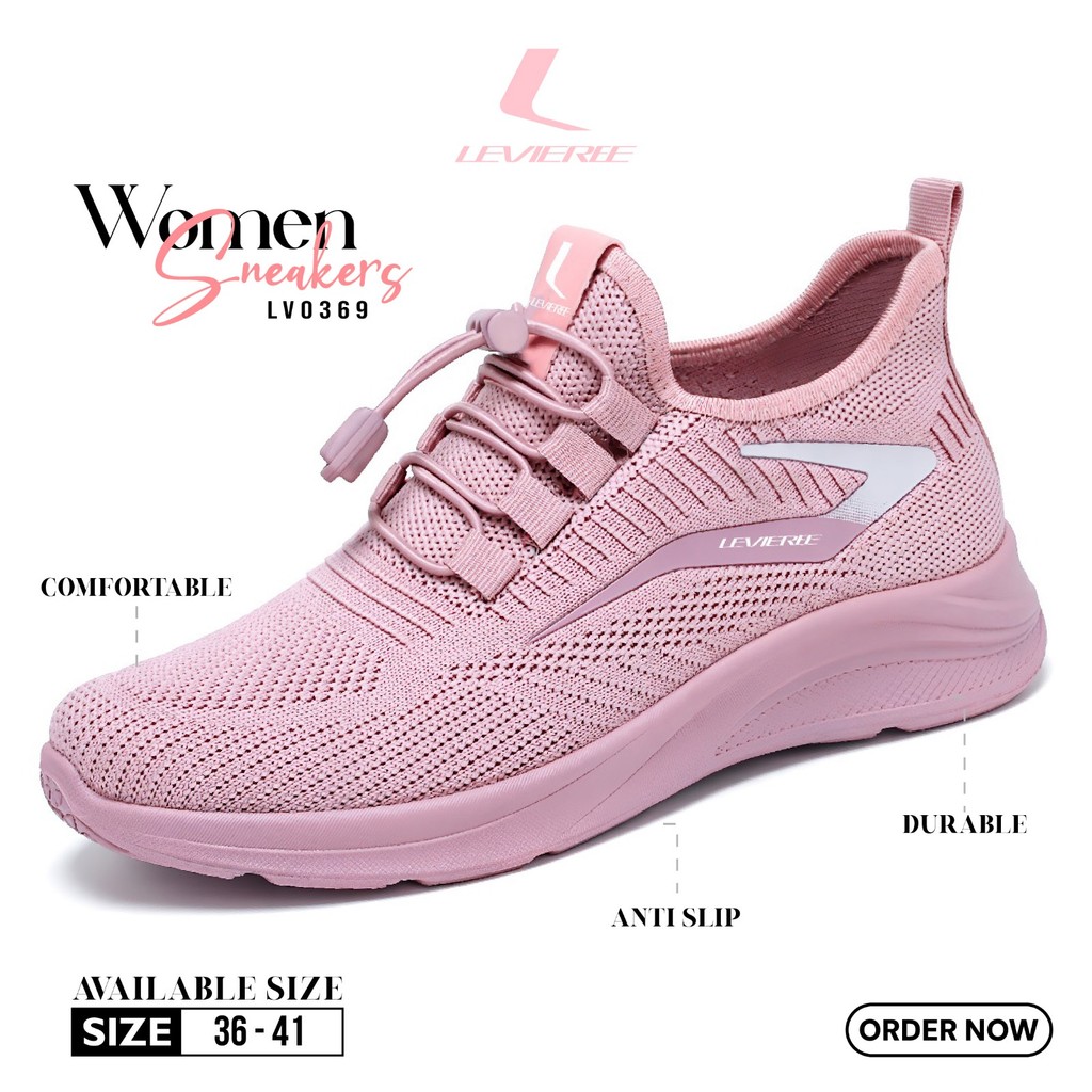 Jual LVR Wonwoo Sepatu Sneakers Wanita Sepatu Rajut Wanita Sepatu Sport ...