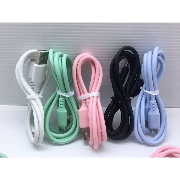 Jual TOM KABEL DATA CHARGER MACARON MICRO USB & Type C / Cable ...