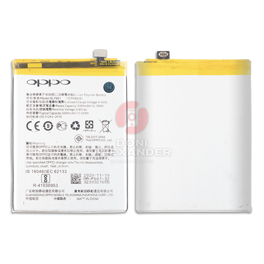 Jual BATERAI BATRE OPPO F7 BLP-661 BLP661 ORIGINAL | Shopee Indonesia