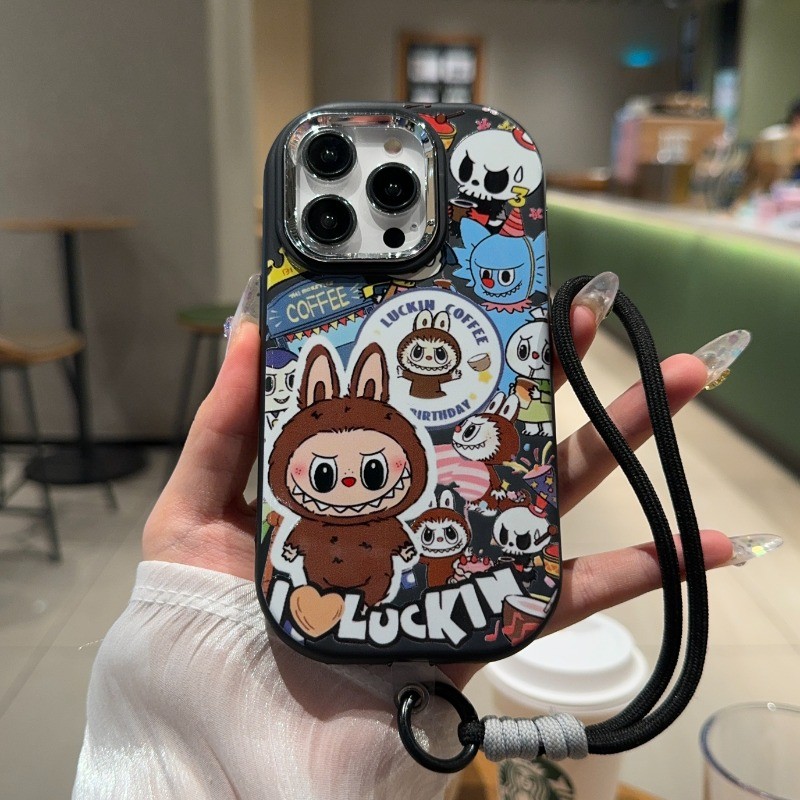 Jual Labubu case，Casing Hitam Kualitas Tinggi, Casing Ponsel Labub Lucu ...