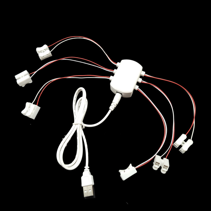 Jual 5V USB AC/DC Adapter Power Supply with 6/12 Ports Output Railway ...