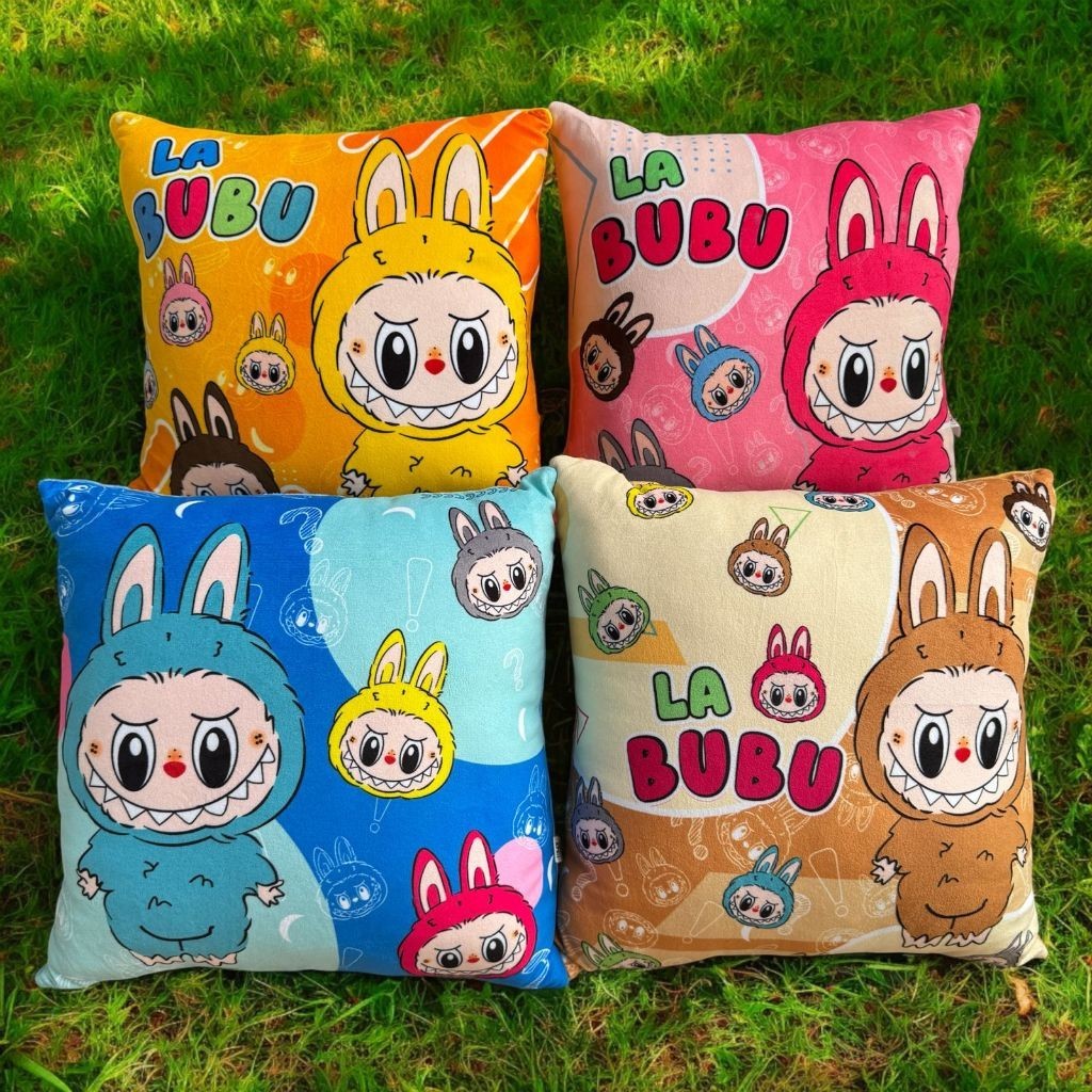 Jual Bantal Labubu Print Anak 35x35 cm Halus Padat | Shopee Indonesia