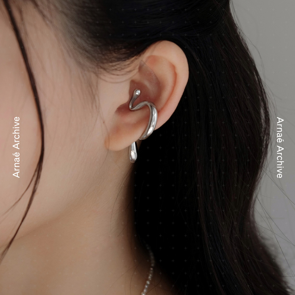 Jual Arnaé Archive — Liquid Flow Ear Cuff (1PC Only) — Anting Jepit Unisex Anti Karat | Shopee ...