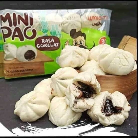 Jual umiami Minipao Coklat / mini pao / bakpao / roti coklat 30 pcs ...