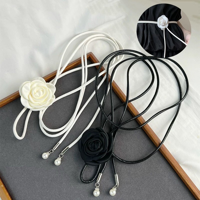 Jual Ikat Pinggang Wanita Model Bunga Mawar Imitasi Fashion Kekinian ...