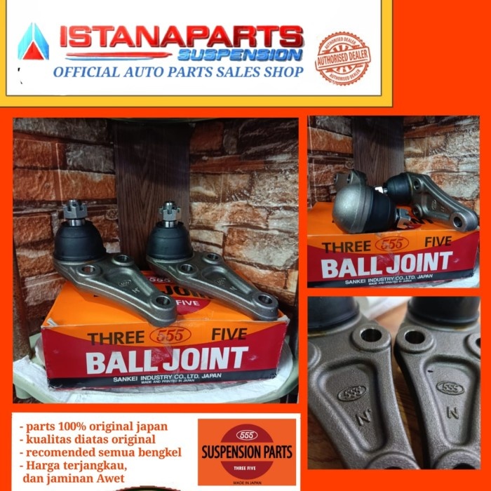 Jual Ball Joint Balljoint Atas Merk 555 Japan Toyota Kijang Grand / Super Kapsul Original Asli ...