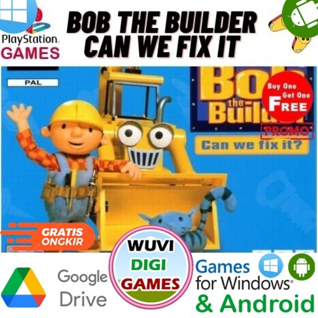 Jual Jual Game PC Bob the Builder : Can We Fix It? Emulator PS1 | Bisa ...