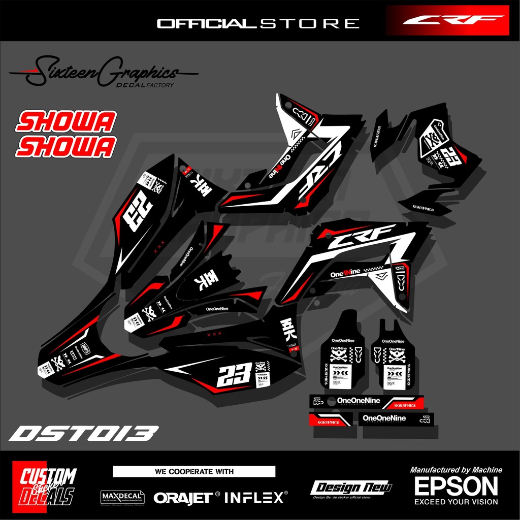 Jual Decal crf 150l full body terbaru 2024 - decal crf full body simpel ...