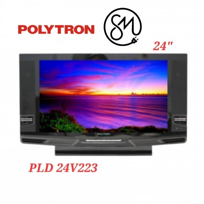 Jual LED TV Tabung Polytron PLD 24V223 24 inc Digital | Shopee Indonesia