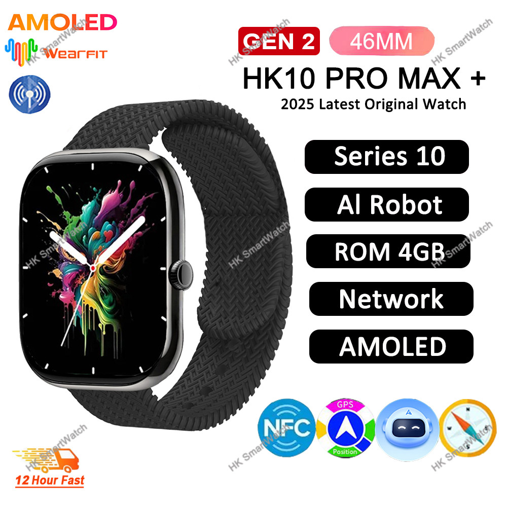 Jual 2025 HK10 Pro Max Plus GEN2 SmartWatch Original Series 10 AI ROBOT ...