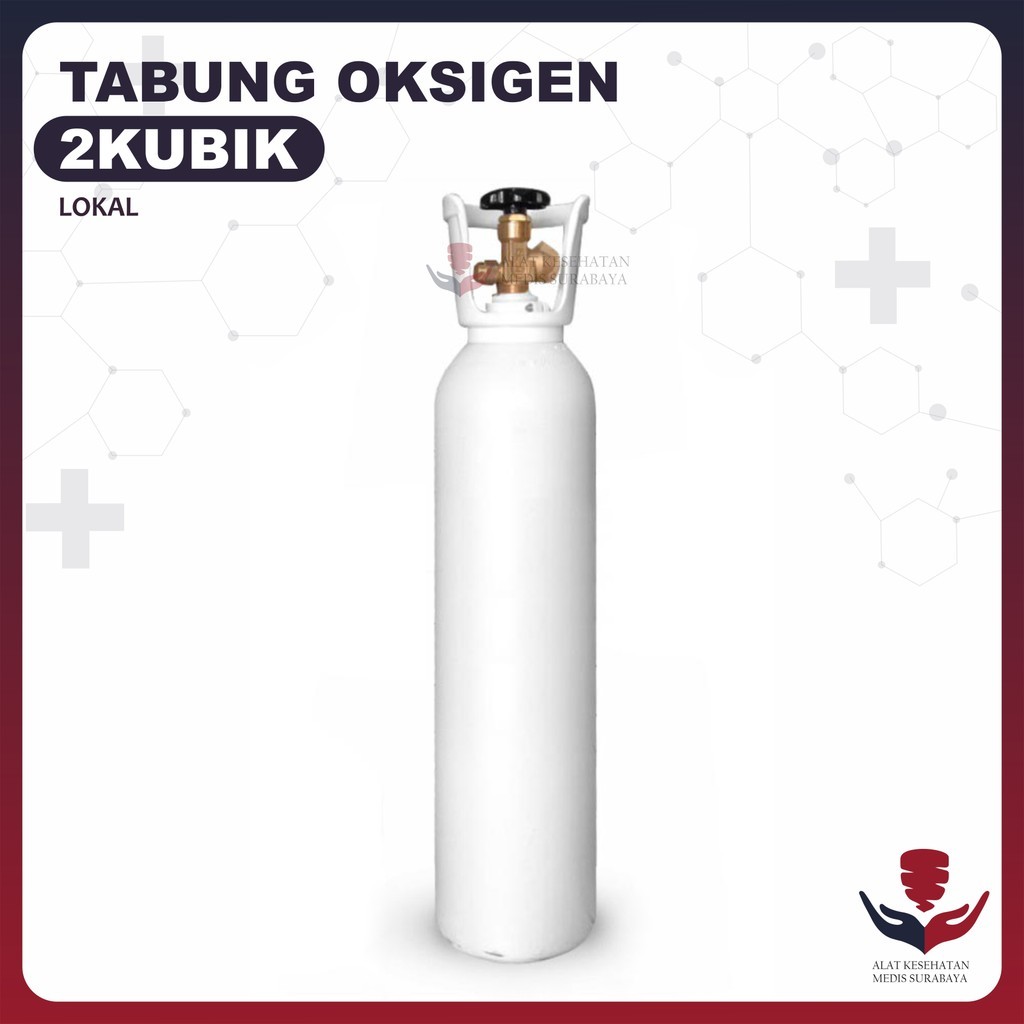 Jual Tabung Oksigen 2 M3 Oxigen Oxygen Nisson Alat Bantu Pernafasan Medis | Shopee Indonesia