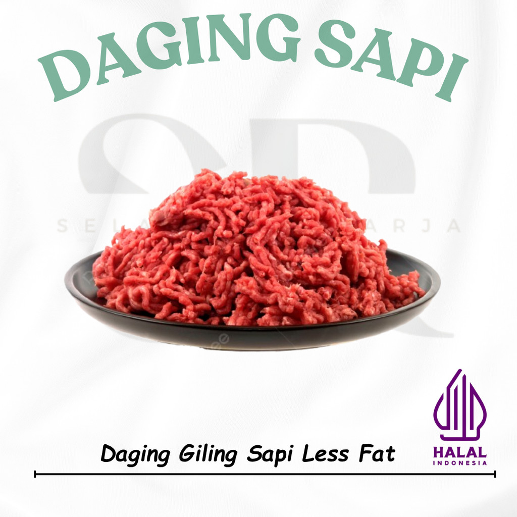 Jual Daging Sapi Giling/Cincang/Minced Ground Beef Less Fat 500 gr -1 ...