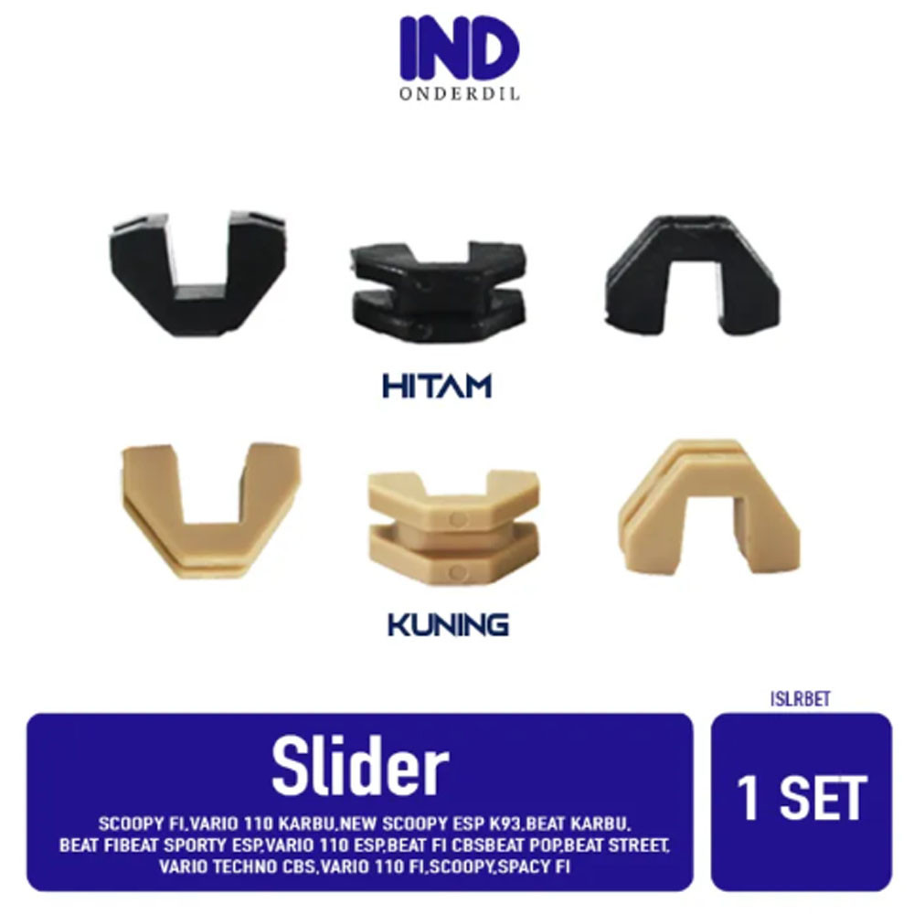 Jual 1 PC Klip Slider-Slide Tutup Rumah Roller Set Beat Lama/Beat FI/Vario Techno 110 CBS/FI ...