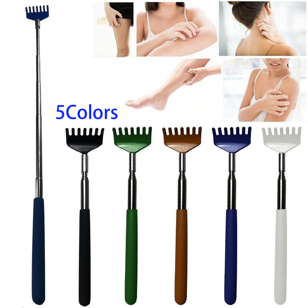 Jual Adjustable Back Scratcher Steel Back Massage Telescopic Anti Itch ...