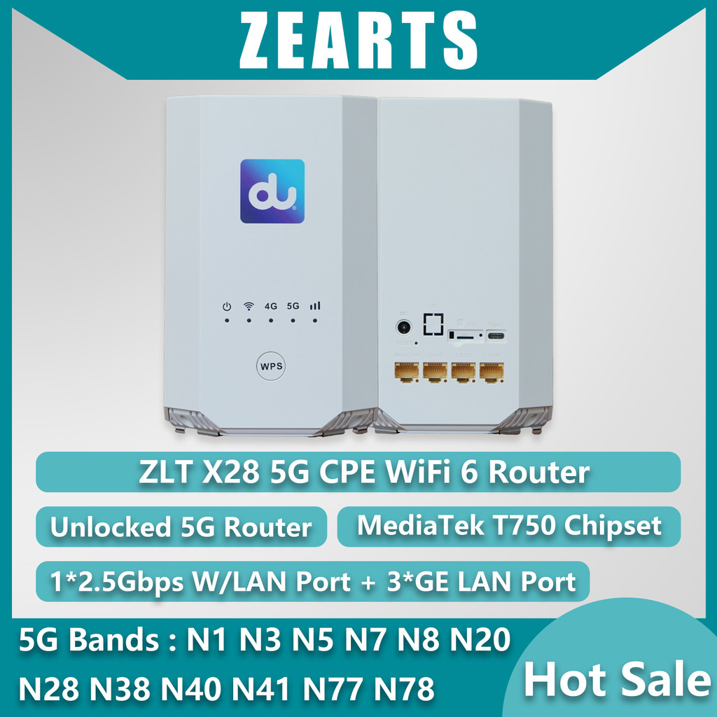 Jual ZLT X28 5G wireless Router 5g Indoor CPE Zlt X28 5g CPE Router 5g ...
