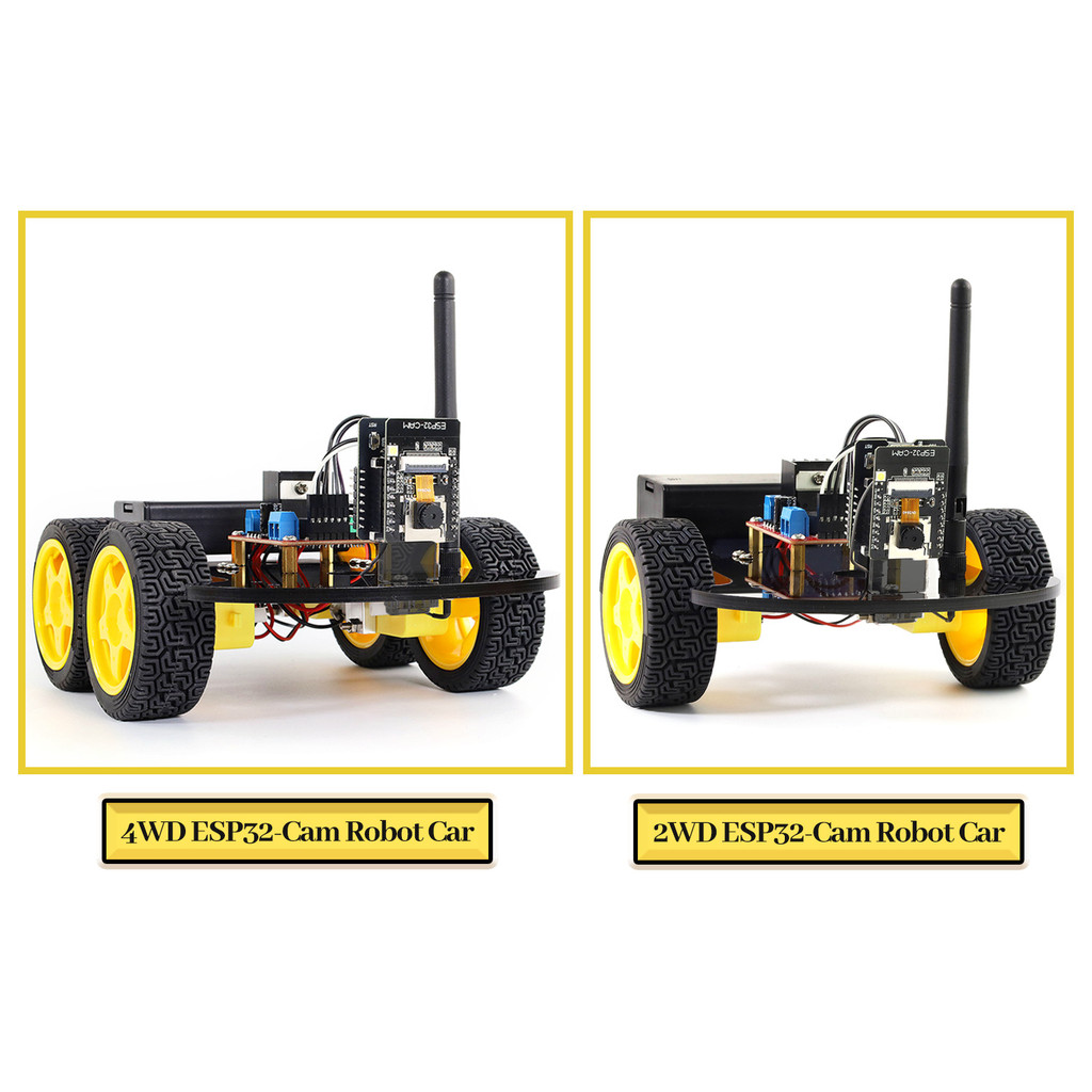 Jual Keyestudio ESP32-Cam 4WD&2WD Robot Car Kit WIFI&Camera Smart Car ...