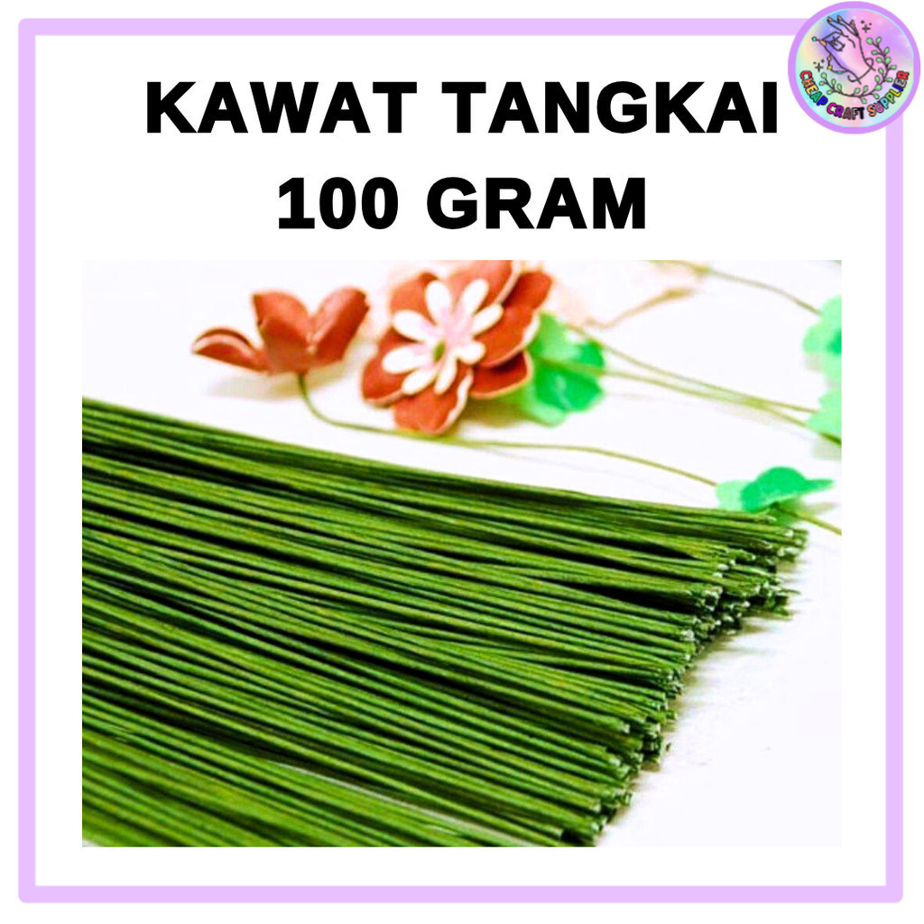 Jual Kawat Tangkai Bunga Tebal 2 mm Import Premium | Shopee Indonesia