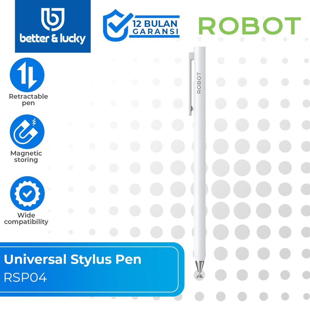 Jual ROBOT RSP04 Universal Passive Stylus Pen Smartphone & Tablet ...
