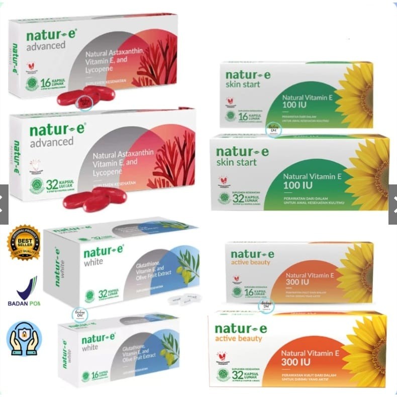 Jual NATUR-E Suplemen Makanan 100 IU | 300 IU | Advanced | White ...