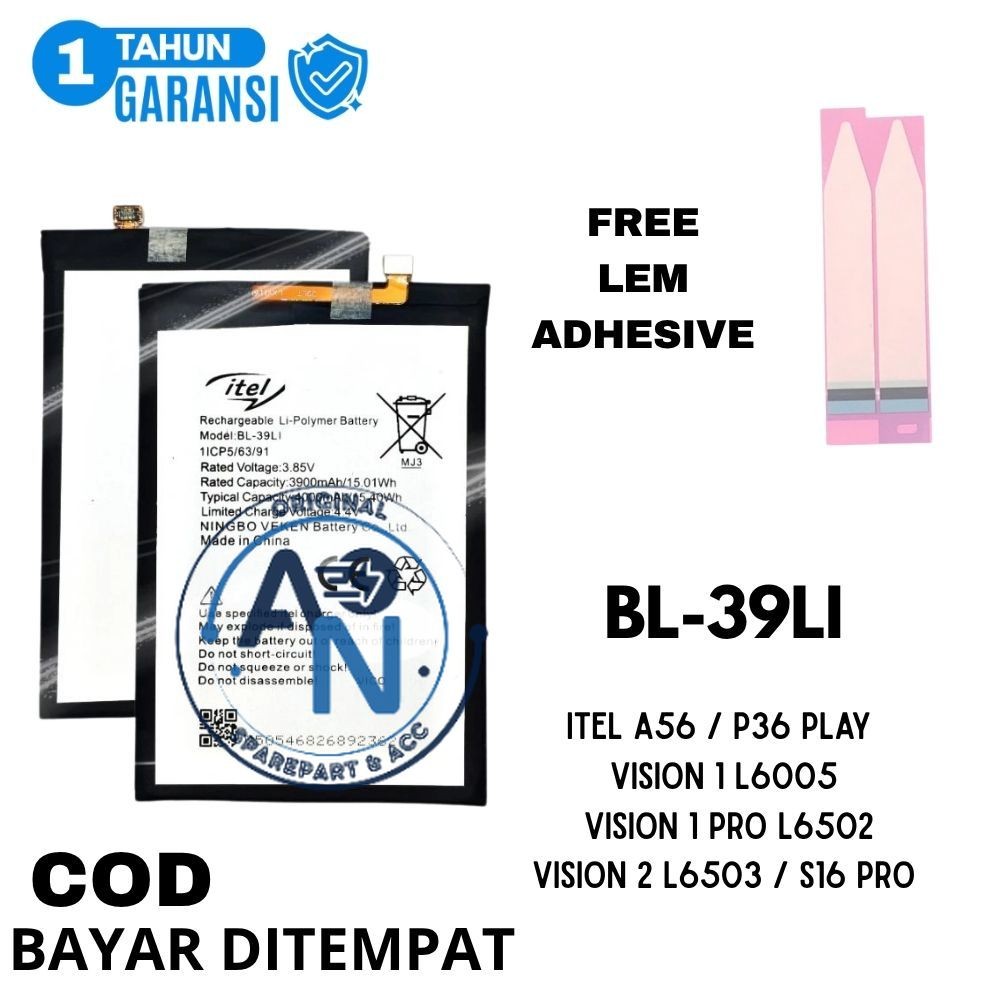 Jual BATERAI ITEL VISION 1 PRO L6502 / VISION 1 L6005 / VISION 2 L6503 ...