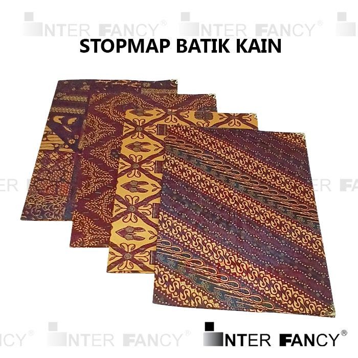 Jual Stopmap Batik Kain Folio Map Kain Batik Map Dokumen, bahan Kertas ...