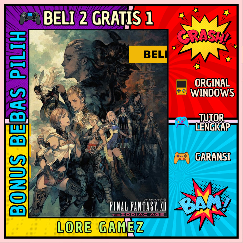 Jual FINAL FANTASY XII THE ZODIAC AGE - GAME PC - GAME LAPTOP - PC ...
