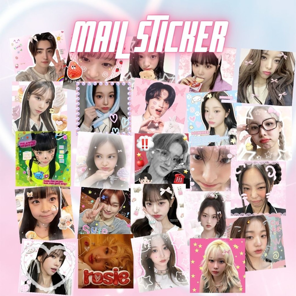 Jual Sticker Kpop Freebies Mail Sticker Sellkor Cute Aesthetic Deco ...