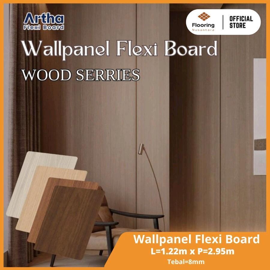 Jual Wallpanel Dinding - Flexi Board Arthawall 8 mm - Wood Series ...