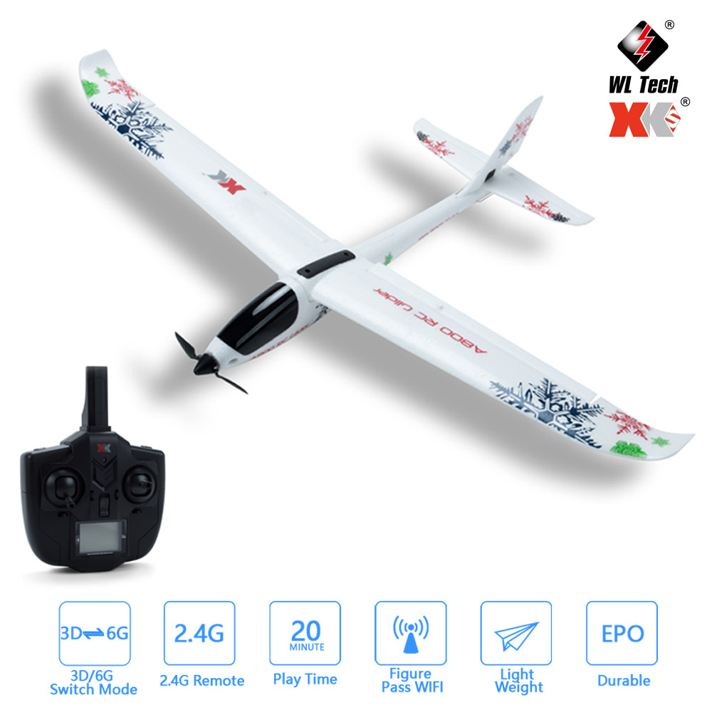 Jual WLtoys XK A800 RC Airplane 5CH EPO Remote Control Gliders Plane 3D ...